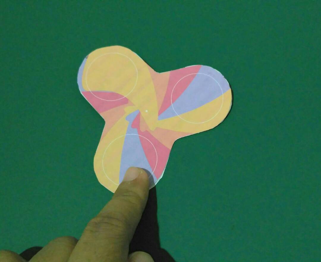 12 Template - DIY Paper Fidget Spinner