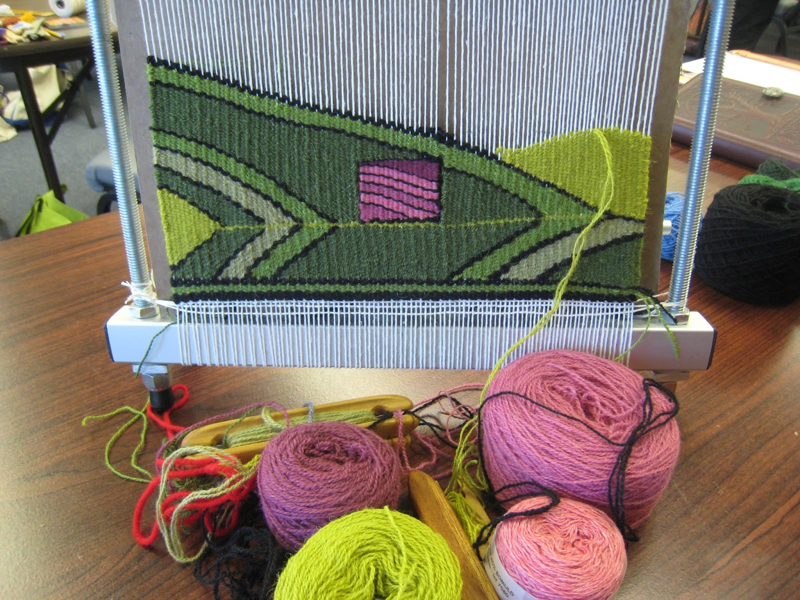 Growing a Tapestry: Wedge Weave Woman