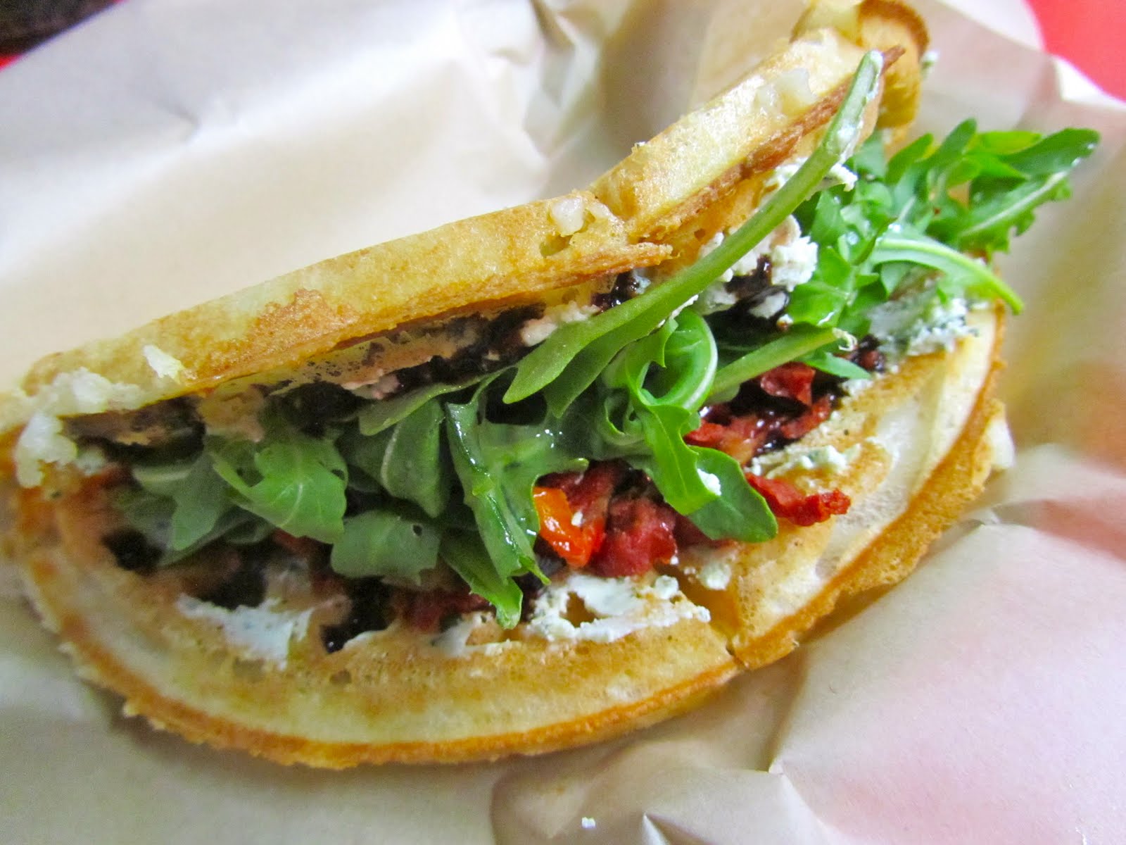 this free bird: Bruxie: Home of the Magic Waffle Sandwich