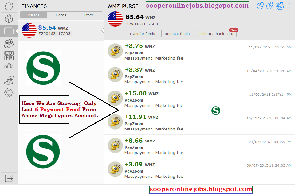 MegaTypers Payment Proof ~ Free Online Work At Home