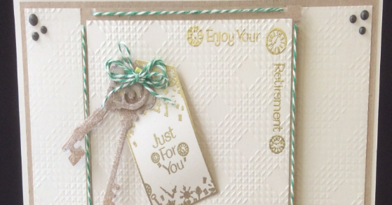 Phills' Crafty Place: Retirement Card in Cream & Craft Card - Featuring ...