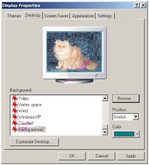 Mengubah Tampilan Background Desktop (mengganti wallpaper)