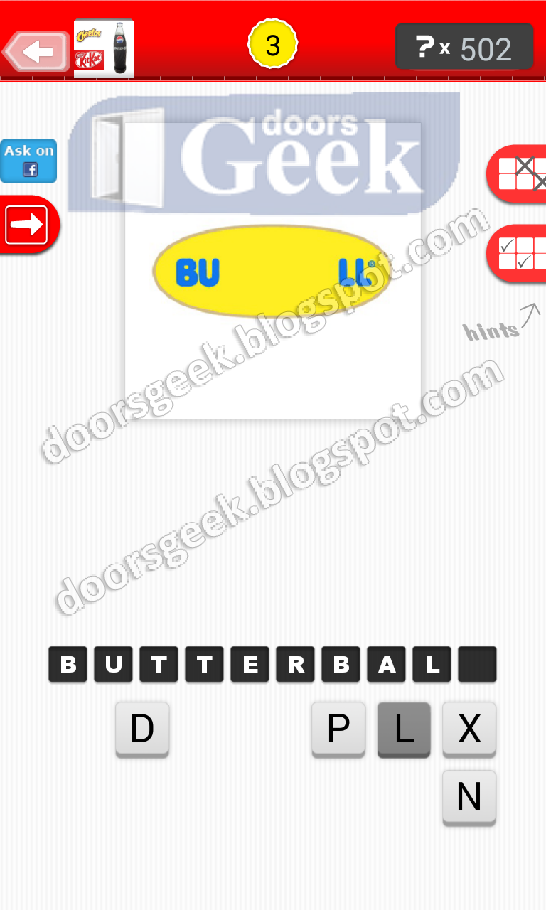 Guess The Food [Level 33-3] answer ~ Doors Geek