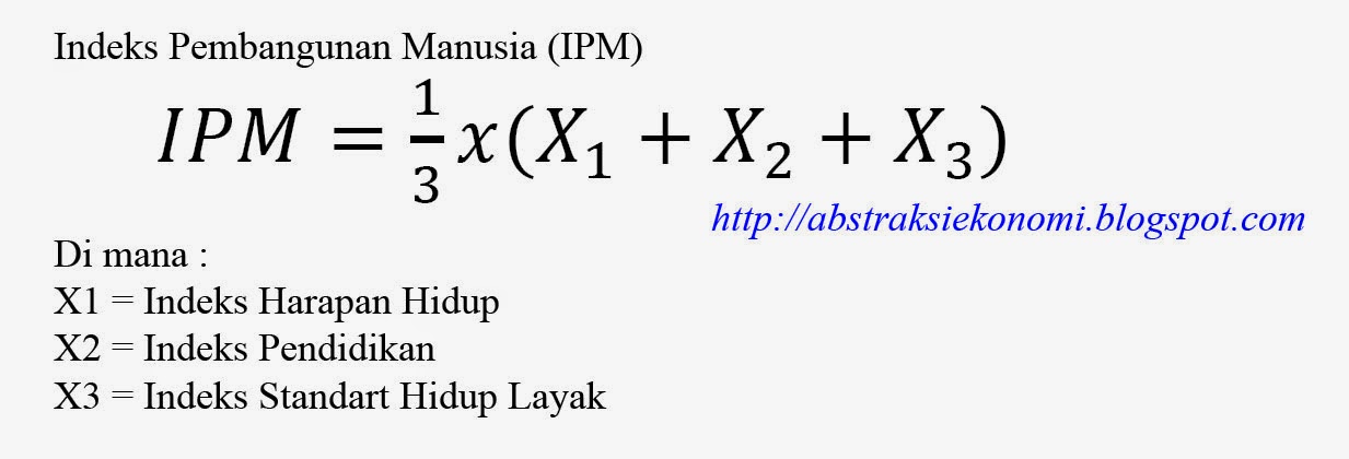 Indeks Pembangunan Manusia (IPM) - Lengkap - Abstraksi Ekonomi