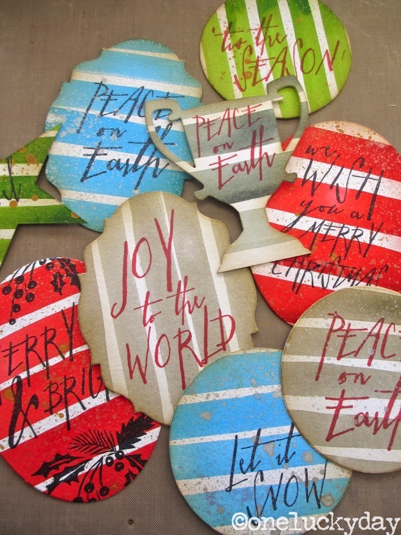 One Lucky Day: Tim Holtz Media Team: Modern Holiday