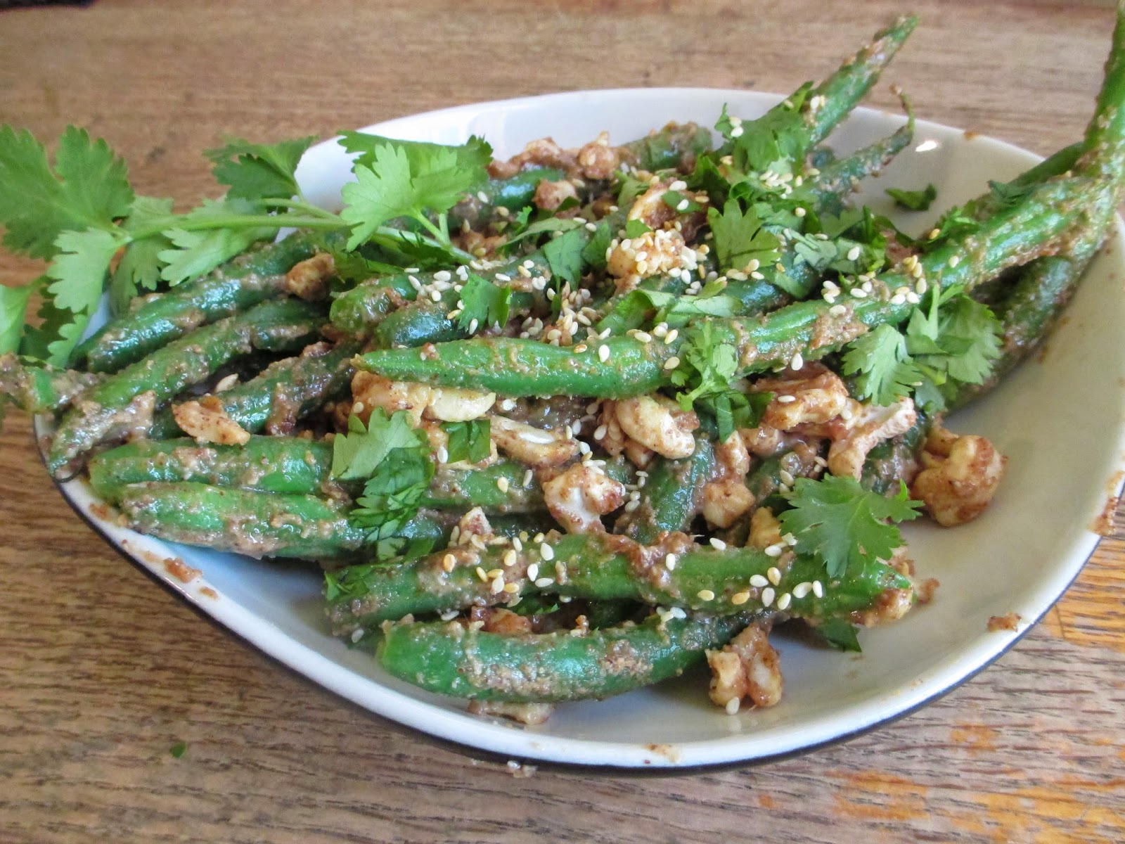 Andie's Way: Ginger Green Beans with Cashews