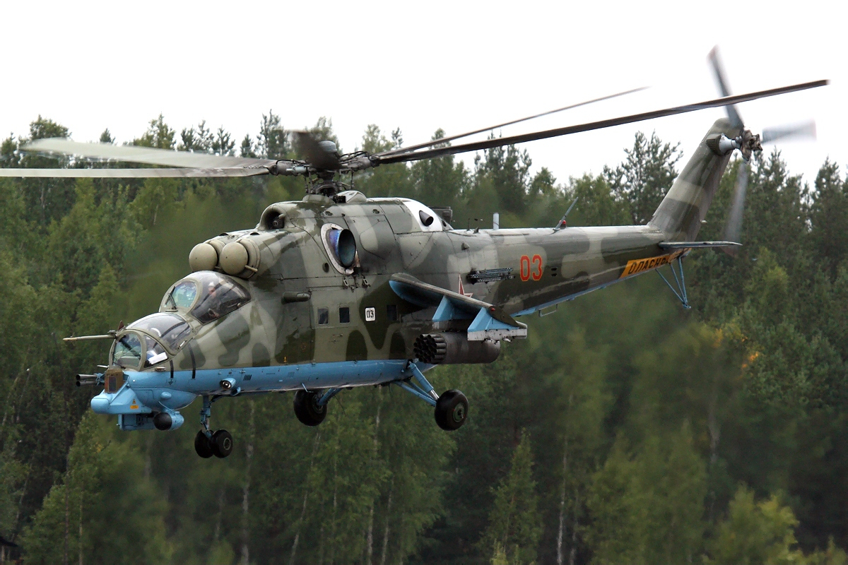 This is Russia: Helicoptero MIL MI 24 (Codigo Otan "Hind")