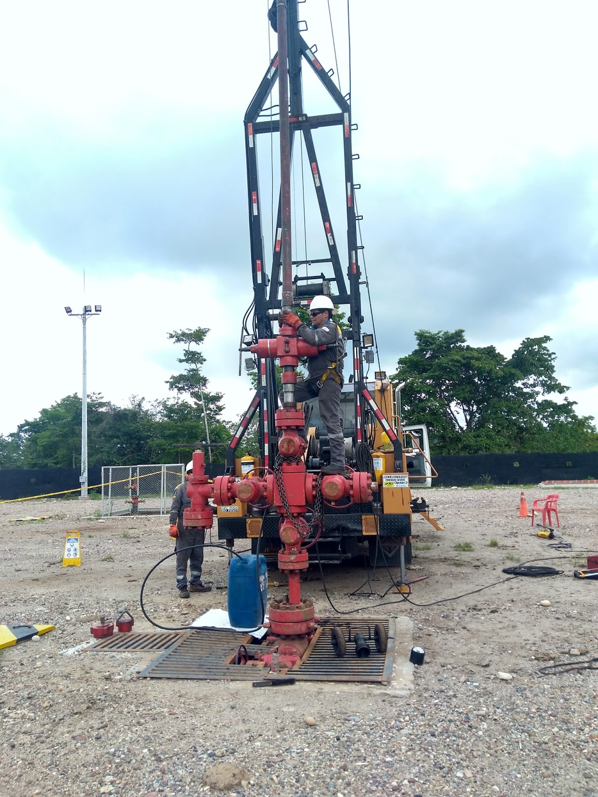 Como realizar un gradiente estático con slickline