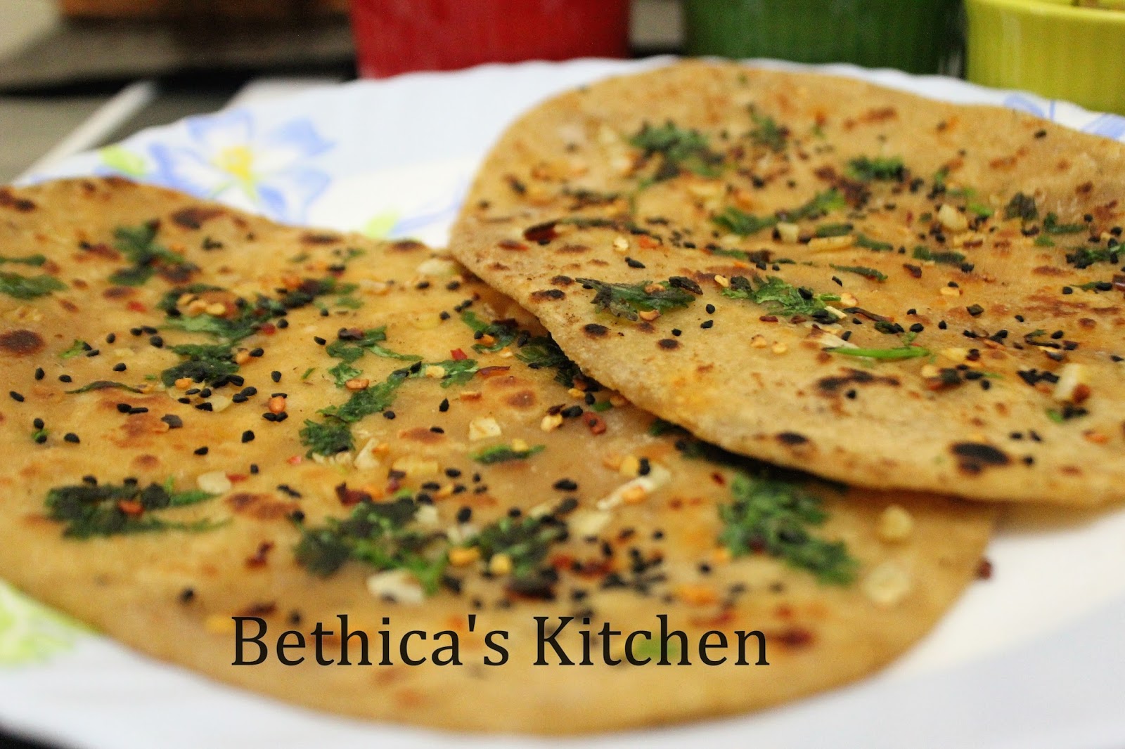 Bethica's Kitchen Flavours: Chili Garlic Naan with Nigella seeds ...