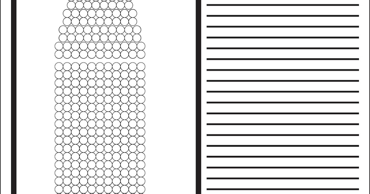 Brick Stitch Bead Patterns Journal: 11 Bead Base Row 2 Drop Blank Round ...