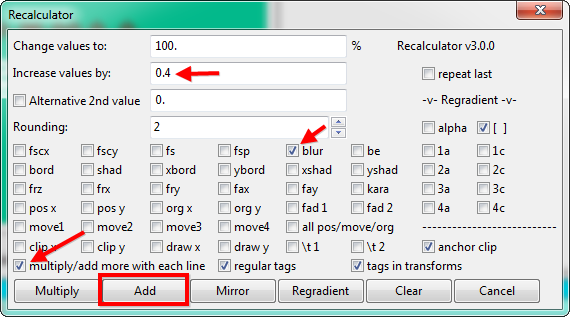 Gradient by Line | Gradasi per Baris | Aegisub-Typesetting - Max FireHeart's Blog