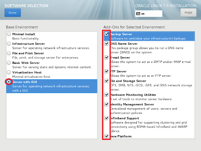 Information Technology Inspiration: Install Oracle Linux 7 with GUI