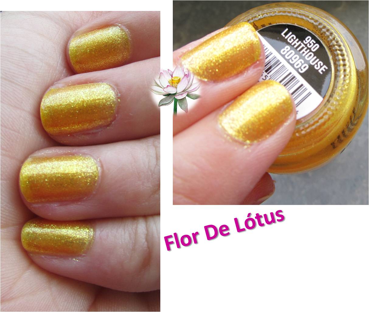Flor De Lótus: Verniz China Glaze: Lighthouse