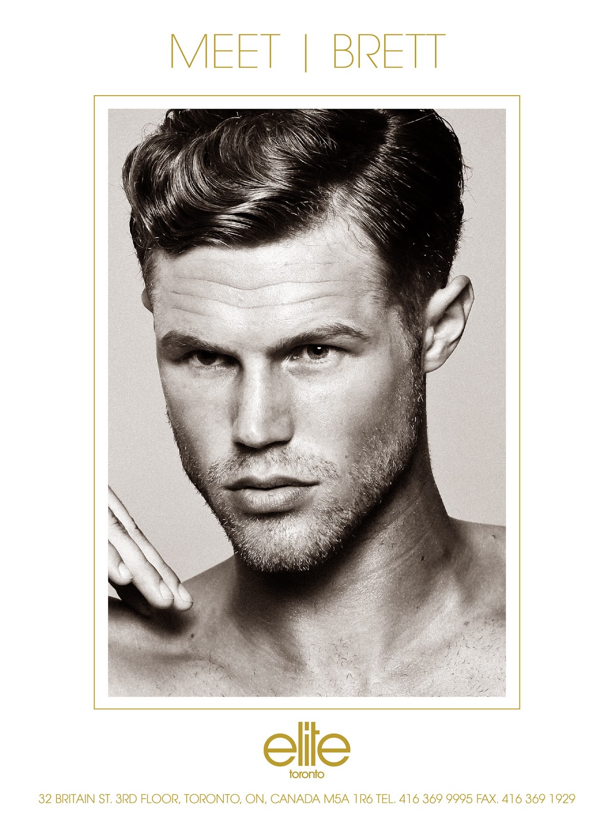 ELITE MODEL MANAGEMENT TORONTO : Meet BRETT!