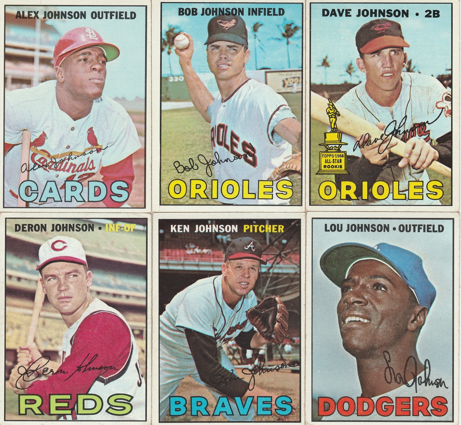 1967 Topps Baseball: Johnson & Johnson (& Johnson & Johnson & Johnson ...