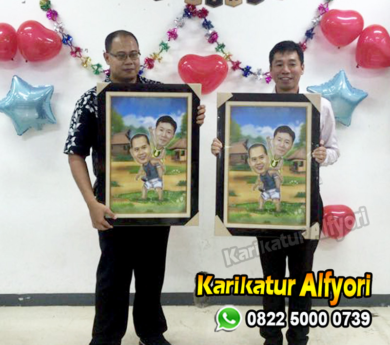 Jasa Karikatur Depok Jakarta Unik dan Murah Cocok Untuk Kado