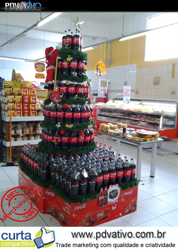 Exibitécnica "Arvore de Natal Coca Cola" ~ PDV Ativo