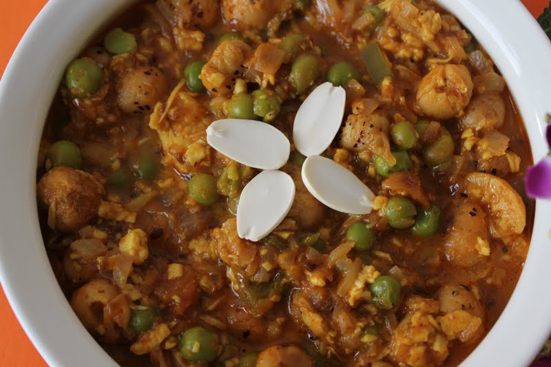 Paneer Makhana Keema - Ribbons to Pastas