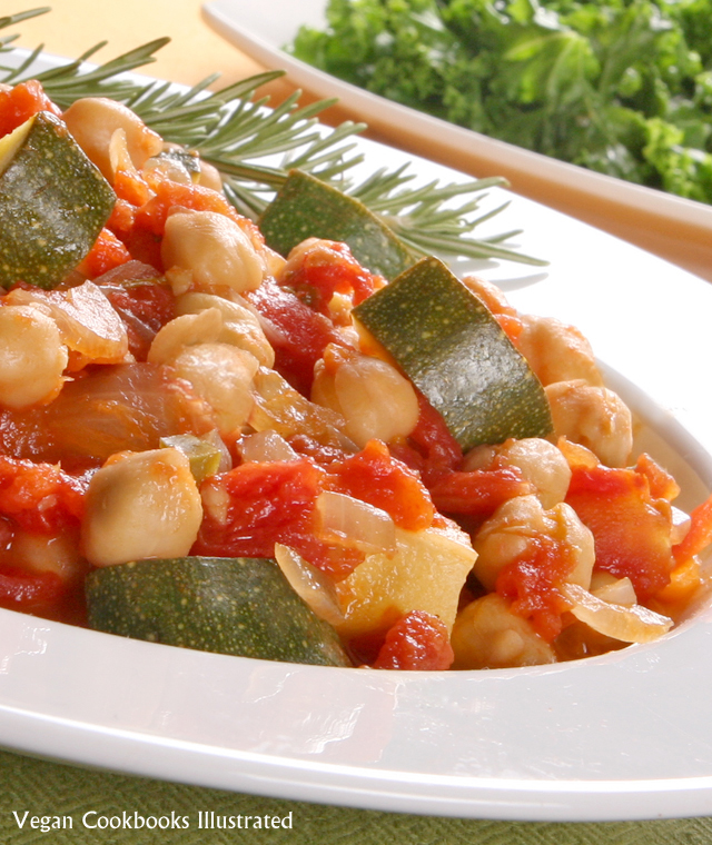 Vegan Cookbooks Illustrated: Basque Chickpea Stew
