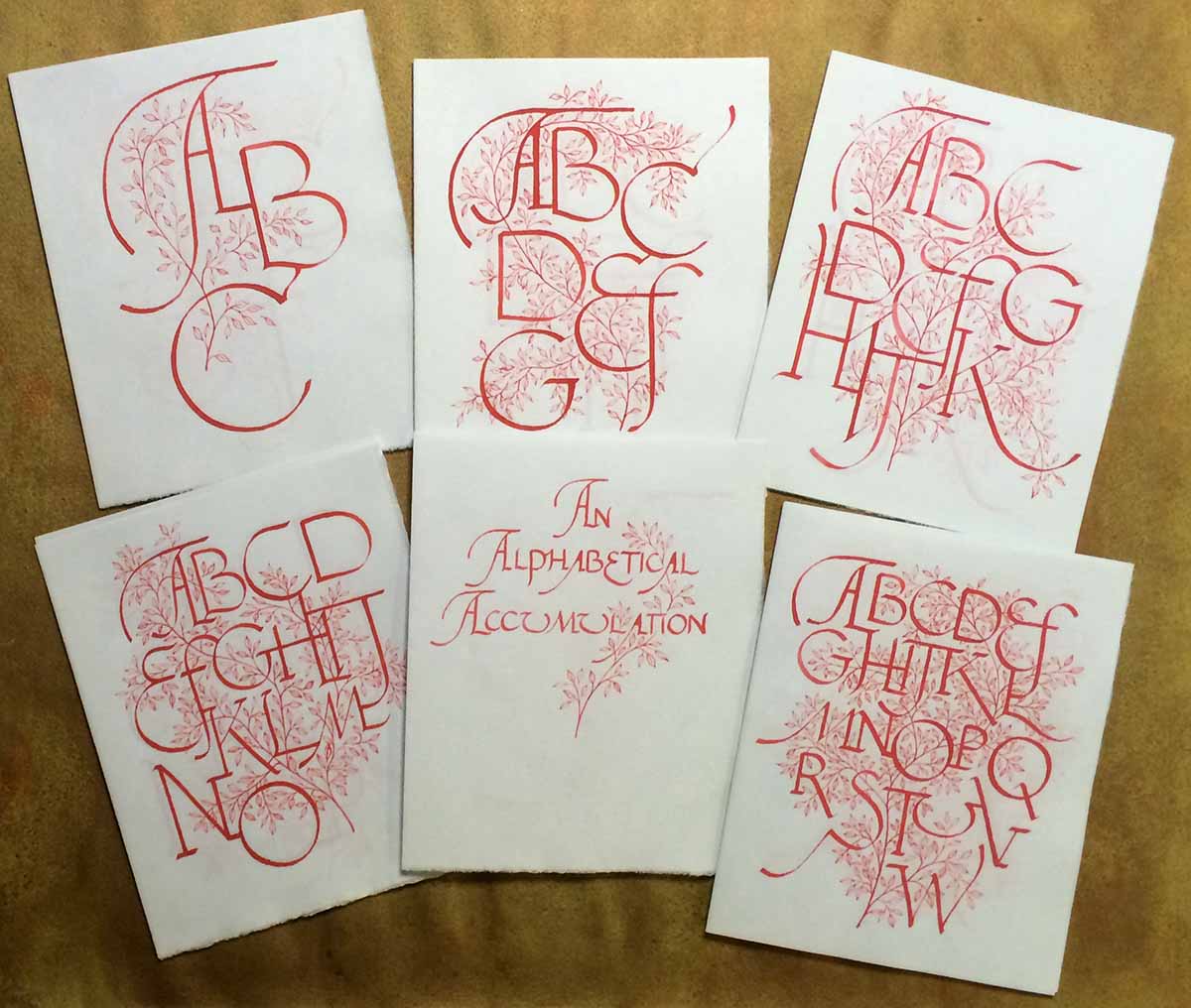 Heavenly Monkey: Printing Leafy Letters