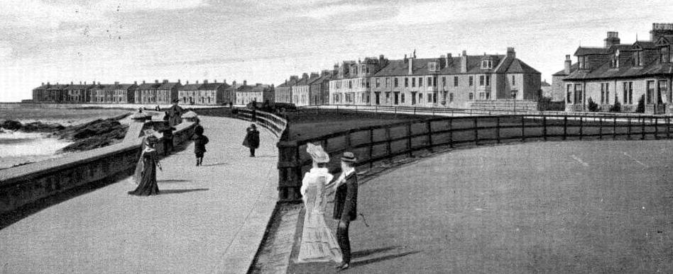 Tour Scotland: Old Photographs Promenade Troon Scotland