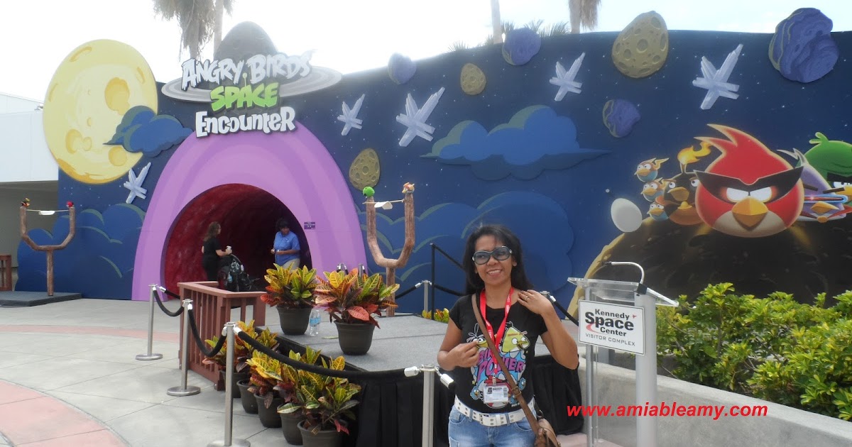 Amiable Amy: Angry Birds Space Encounter in Kennedy Space Center