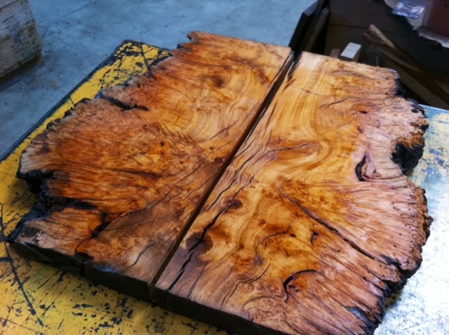 Tropical Exotic Hardwoods: 2 neat pieces of Cherry Burl!