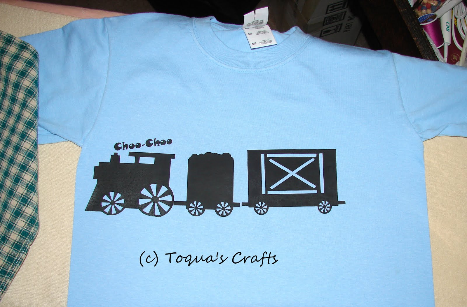 Toqua's Crafts: Chuga-Chuga Choo-Choo!