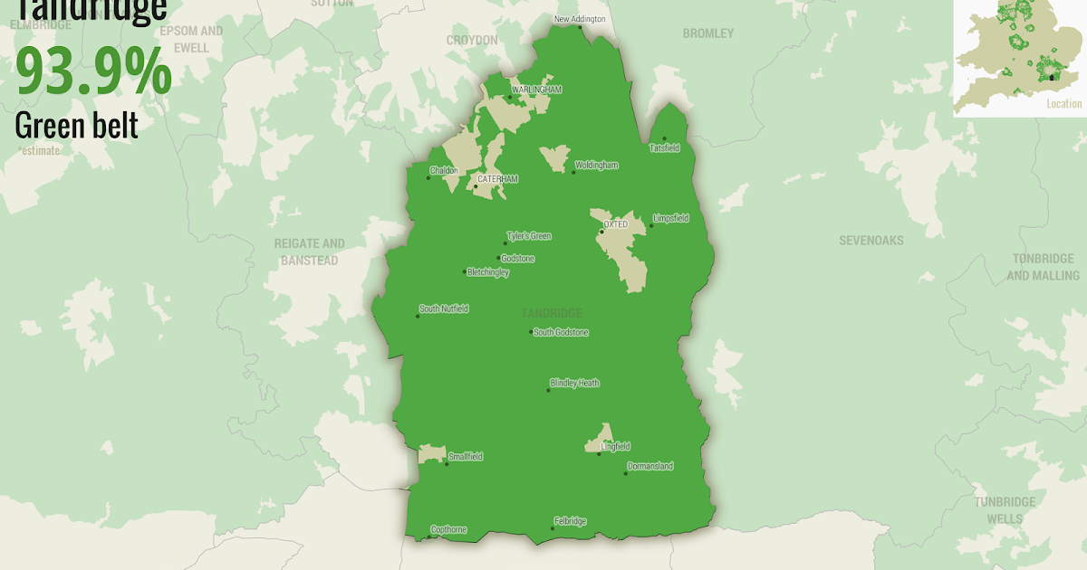 Stats, Maps n Pix: English Green Belt Atlas, Version 3