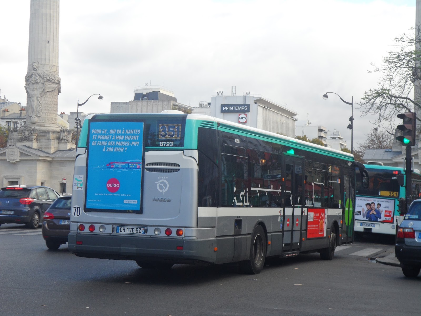 La ligne de bus RATP 351 (Lagny) modernise son parc avec l'arrivée des ...