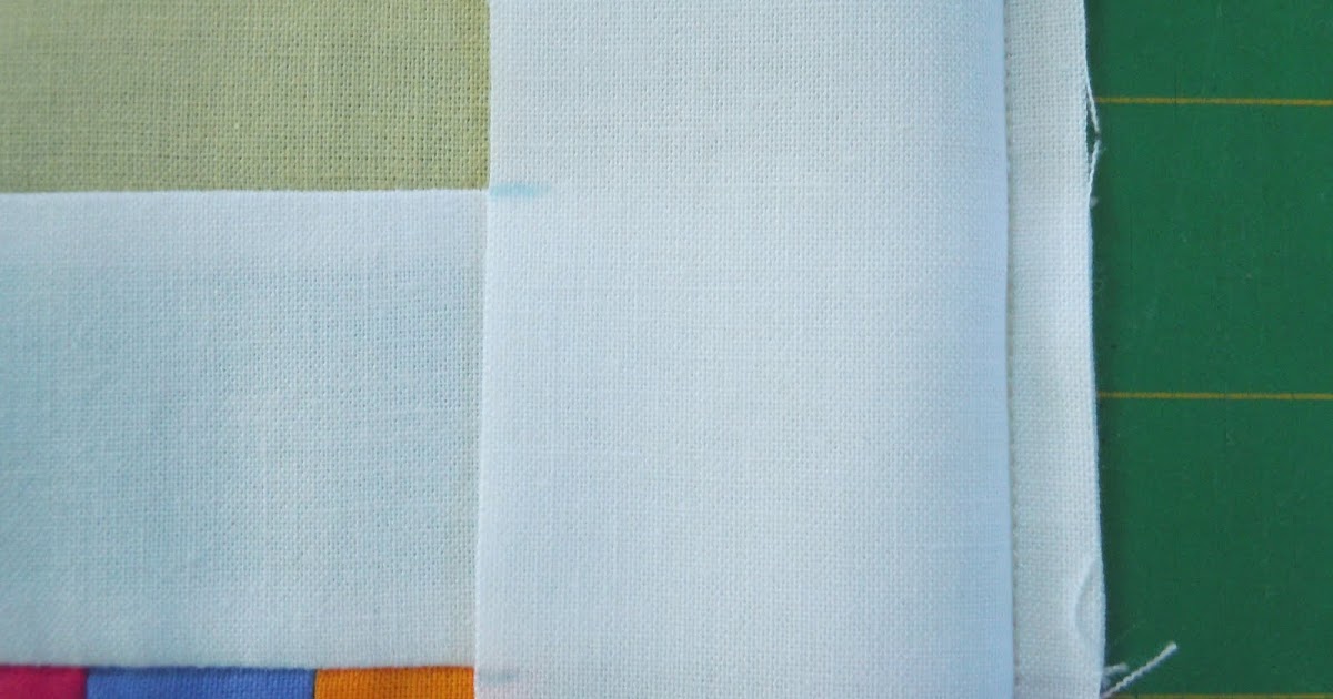 Fabric Scraps: Lining Up Sashing Strips