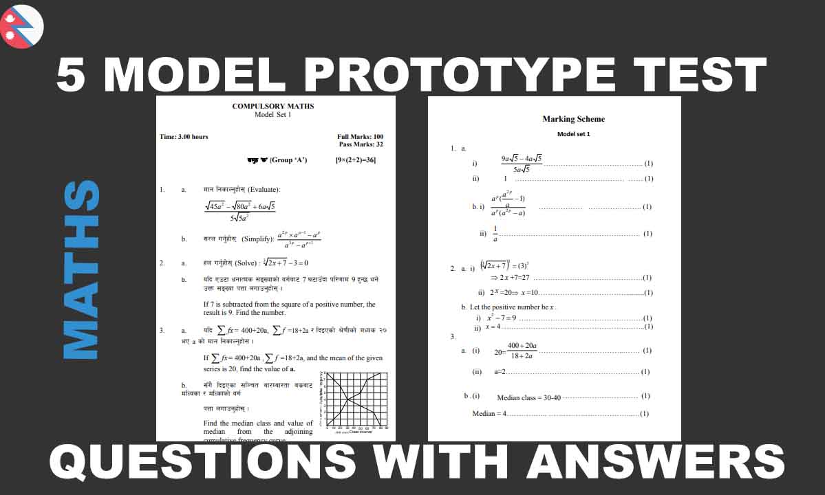 5 Best Model Test Questions with Answers for Practice of SEE 2076