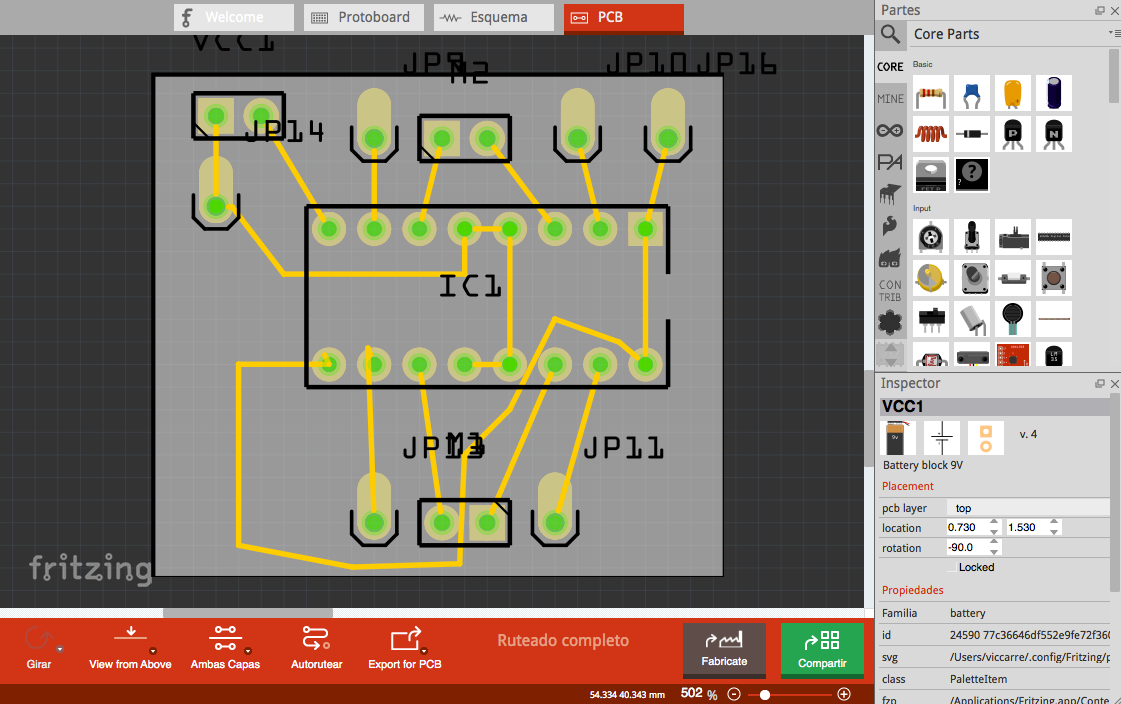 Un poquito de electrónica y algo más: Fritzing