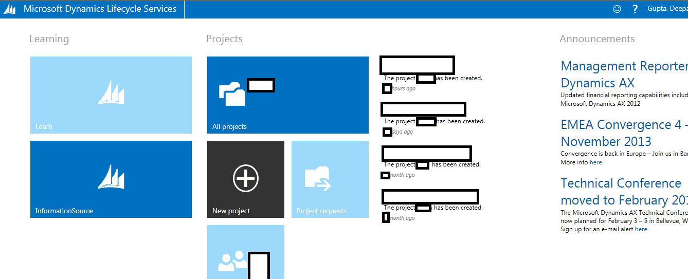 Dynamics Lifecycle services