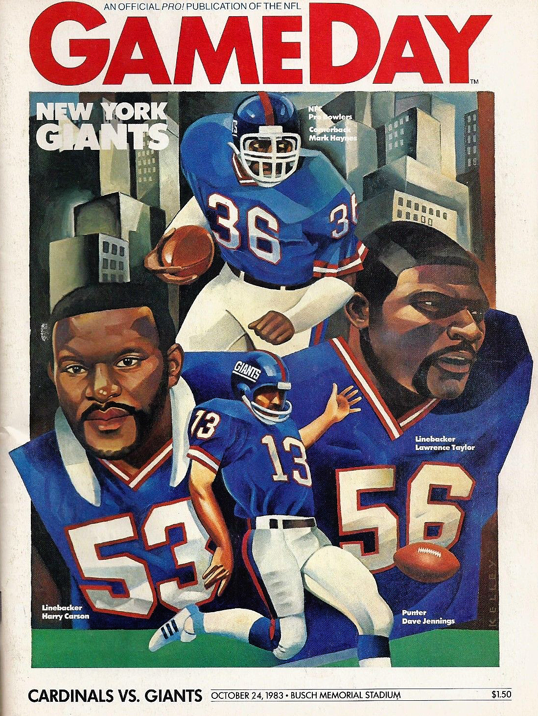 Pro Football Journal Presents: NFL Art: 1983 NFL Game Program Art