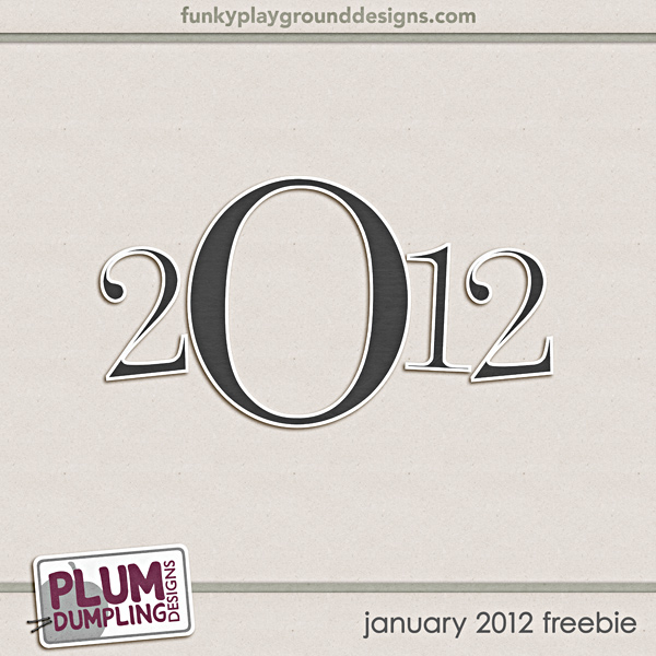 Plum Dumpling Designs: Happy New Year Freebie!