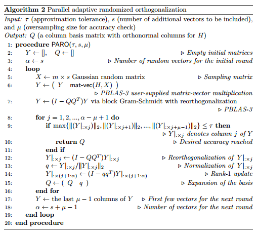 Nuit Blanche Parallel Randomized And Matrix Free Direct Solvers For Large Structured Dense