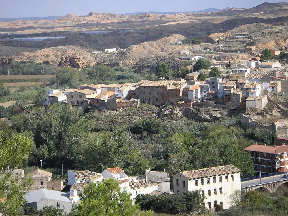 eshijar : PAISAJES DE HIJAR : Una vista panoramica del barrio judio.