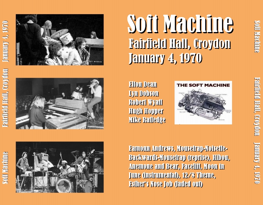 Hugh Hopper's Fender Jazz: SOFT MACHINE : Croydon Fairfield Hall 4/1/70