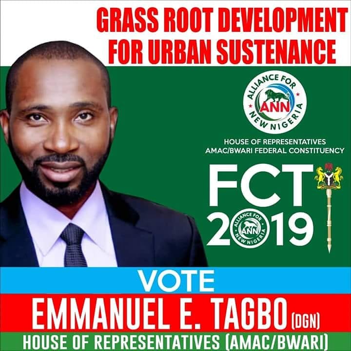 WELCOME TO PATT EYABA'S BLOG: Emmanuel Eyaba Tagbo For AMAC/Bwari House ...