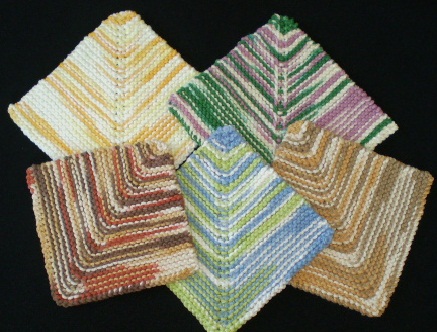 Making It With Help: Knit a Little Square on the Bias (Diagonal)