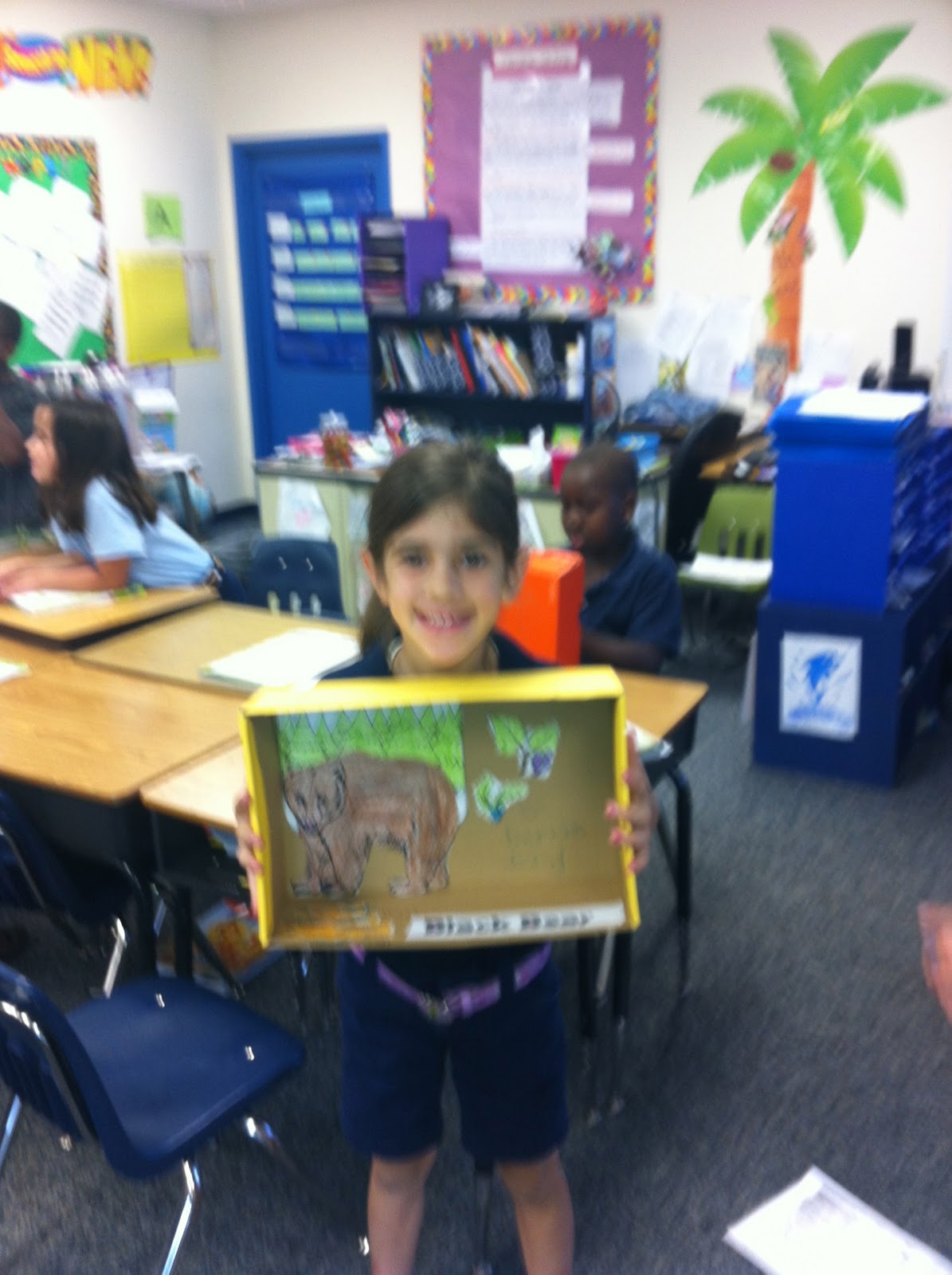 Mrs. Wood's 3rd Grade Class: Sharing Our Habitat Projects!