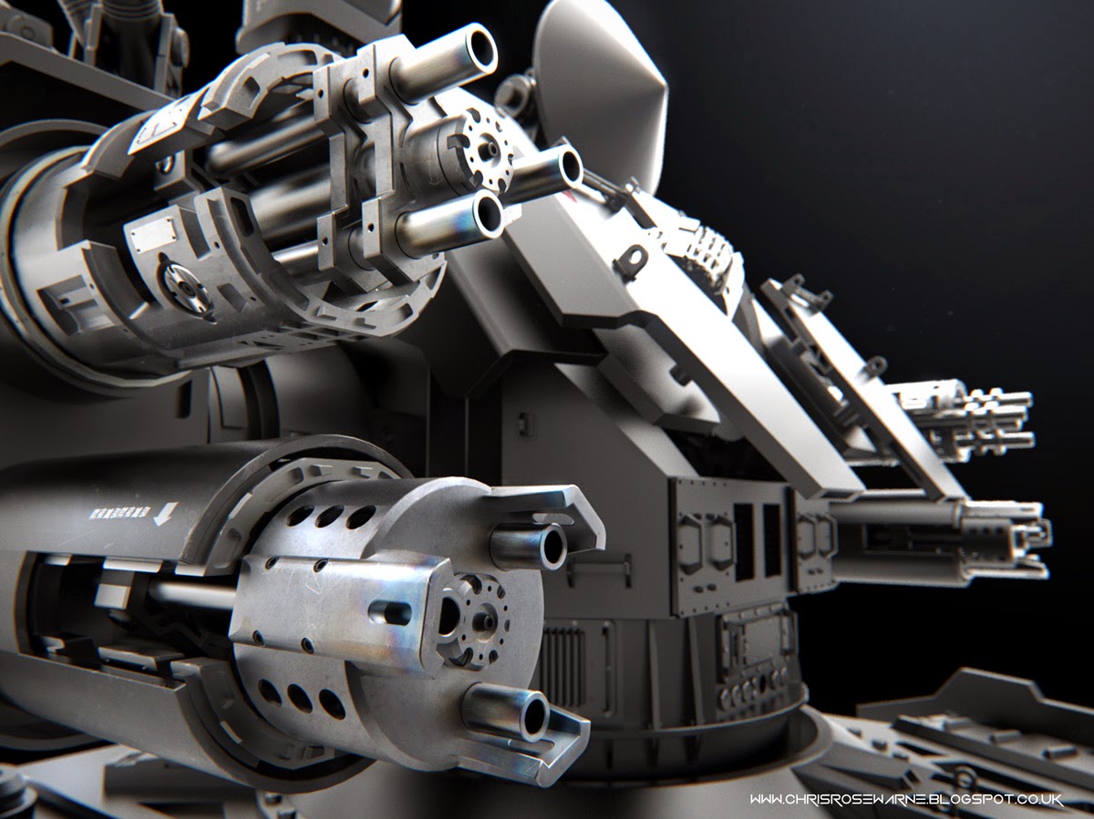 Chris Rosewarne Art: CIWS Sentry Gun