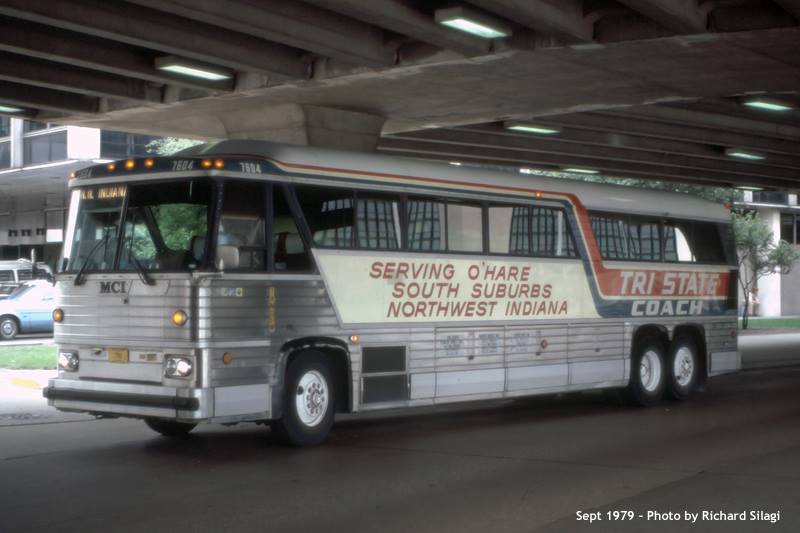 Eddie's Rail Fan Page: Tri State Coach MCI motorcoach bus circa 1979.