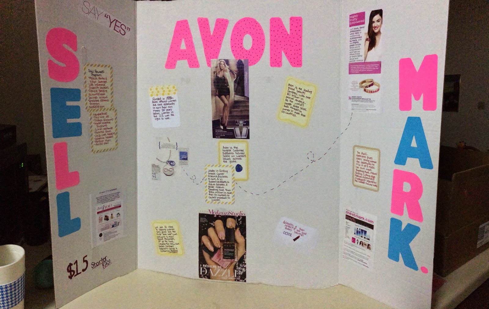 That Avon girl!: How to make an Avon display board