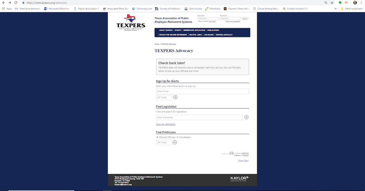 TEXPERS members advocate for secure retirement