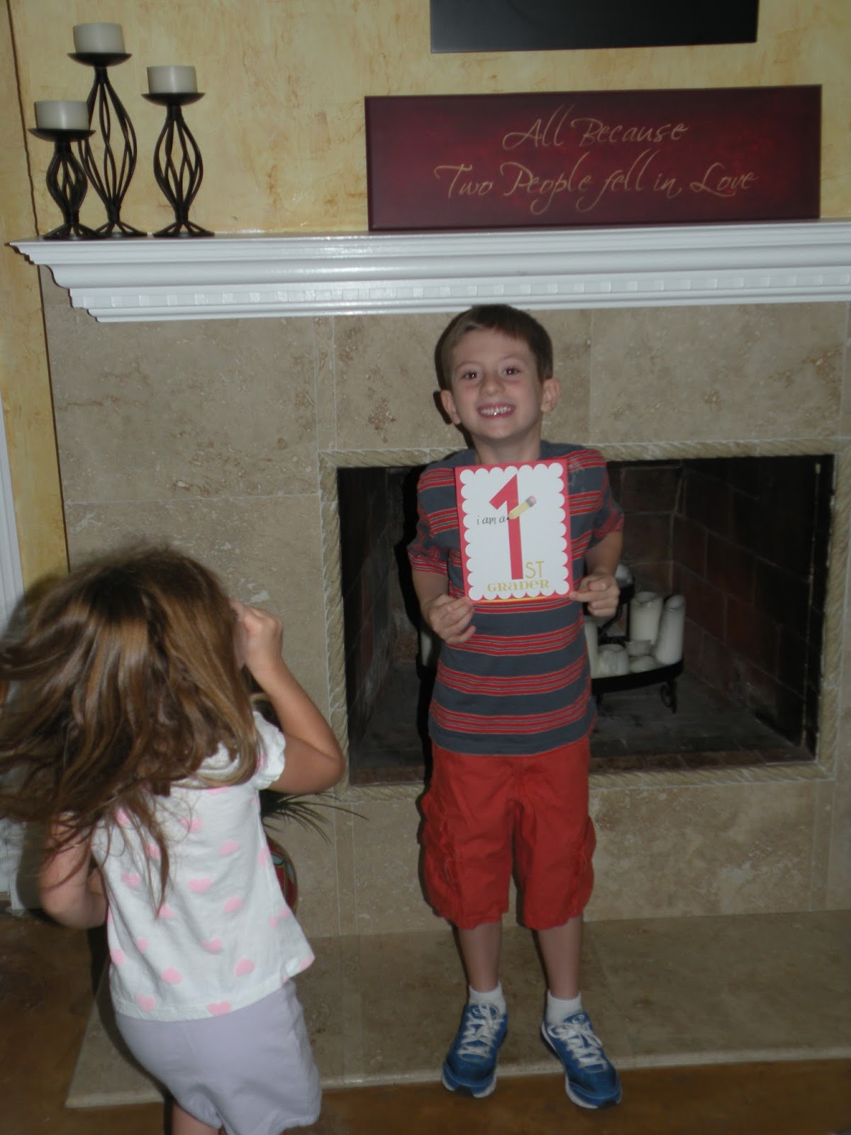 The Brooks Family: First Day of 1st Grade