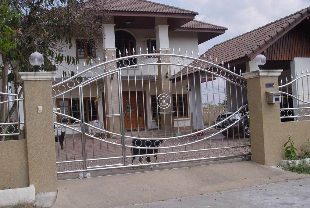 √ 35 Desain Model Pagar Stainless Steel Minimalis Masa Kini