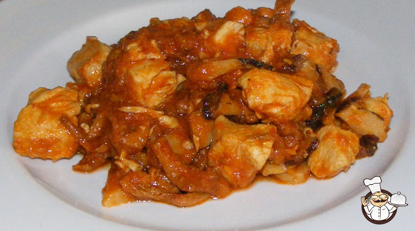 Un pensionato in cucina: Bocconcini di pollo con funghi chiodini.