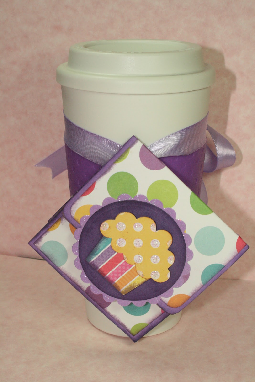 In the Pink, Designs by Cathryn: Coffee Cup and Gift Card